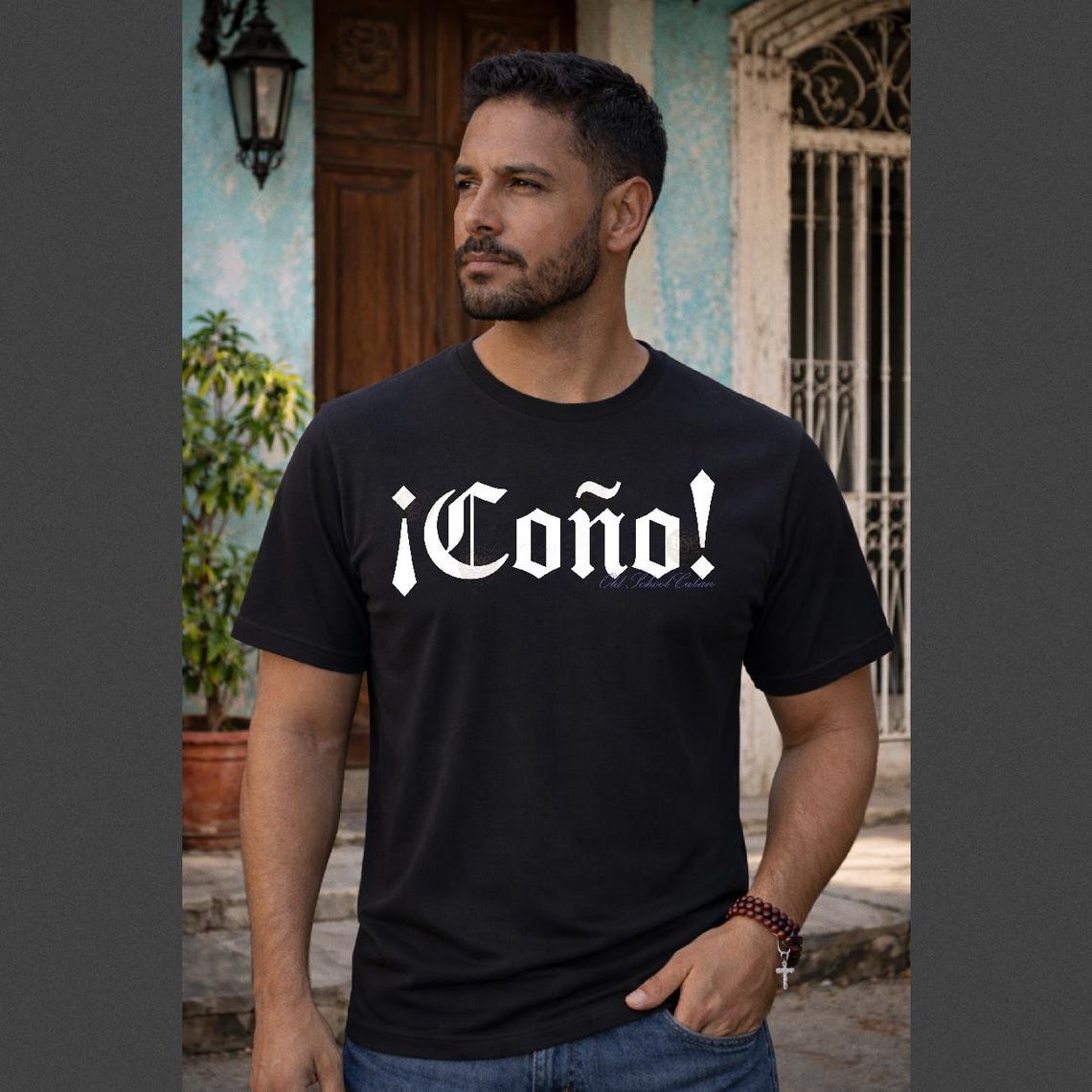 Coño Cubano Slang Shirt | Spanish Expression Tee | Gothic Font Humor T ...