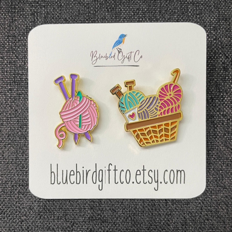 Lapel Pin for Knitters - Etsy