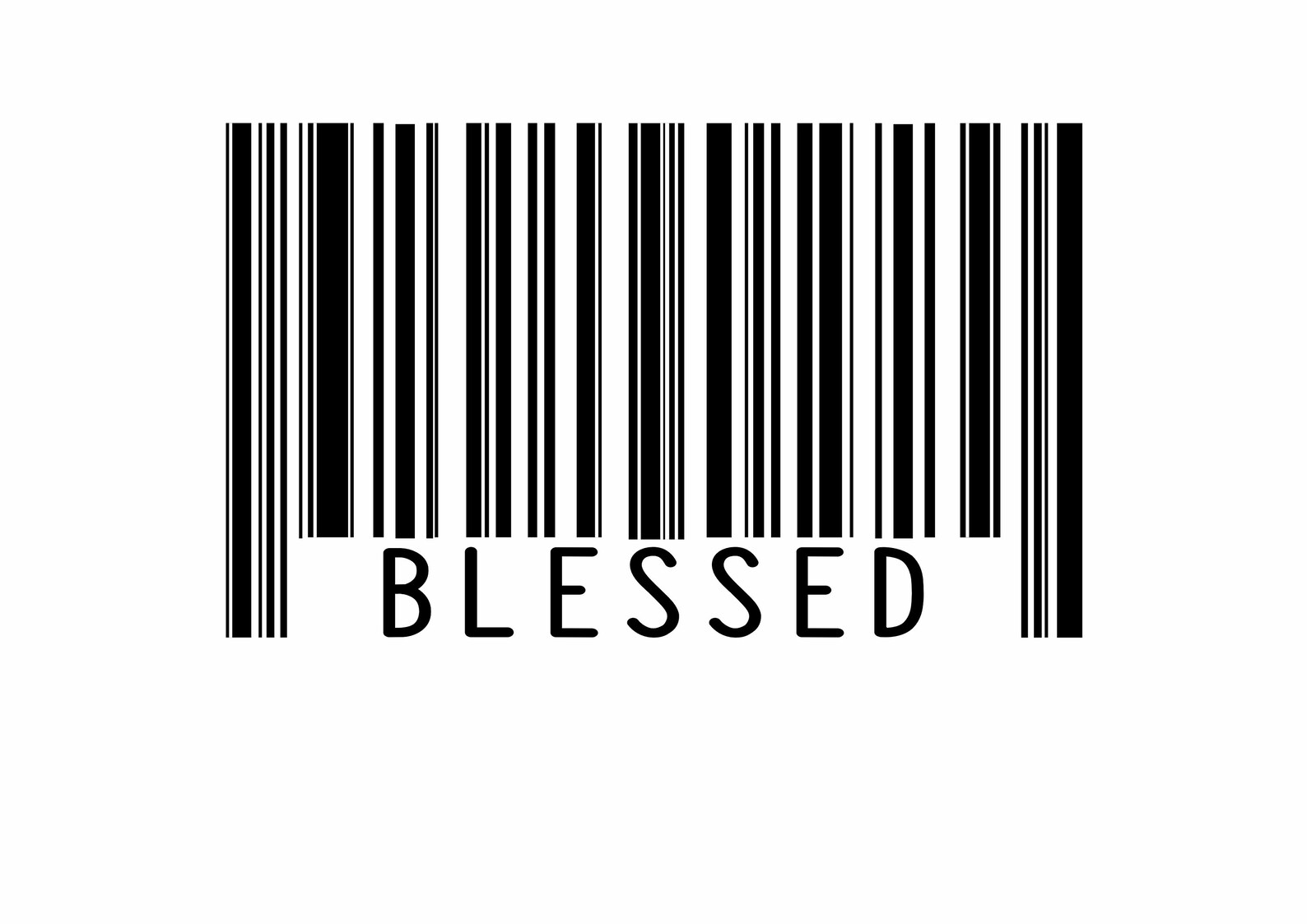 Blessed Barcode - Etsy