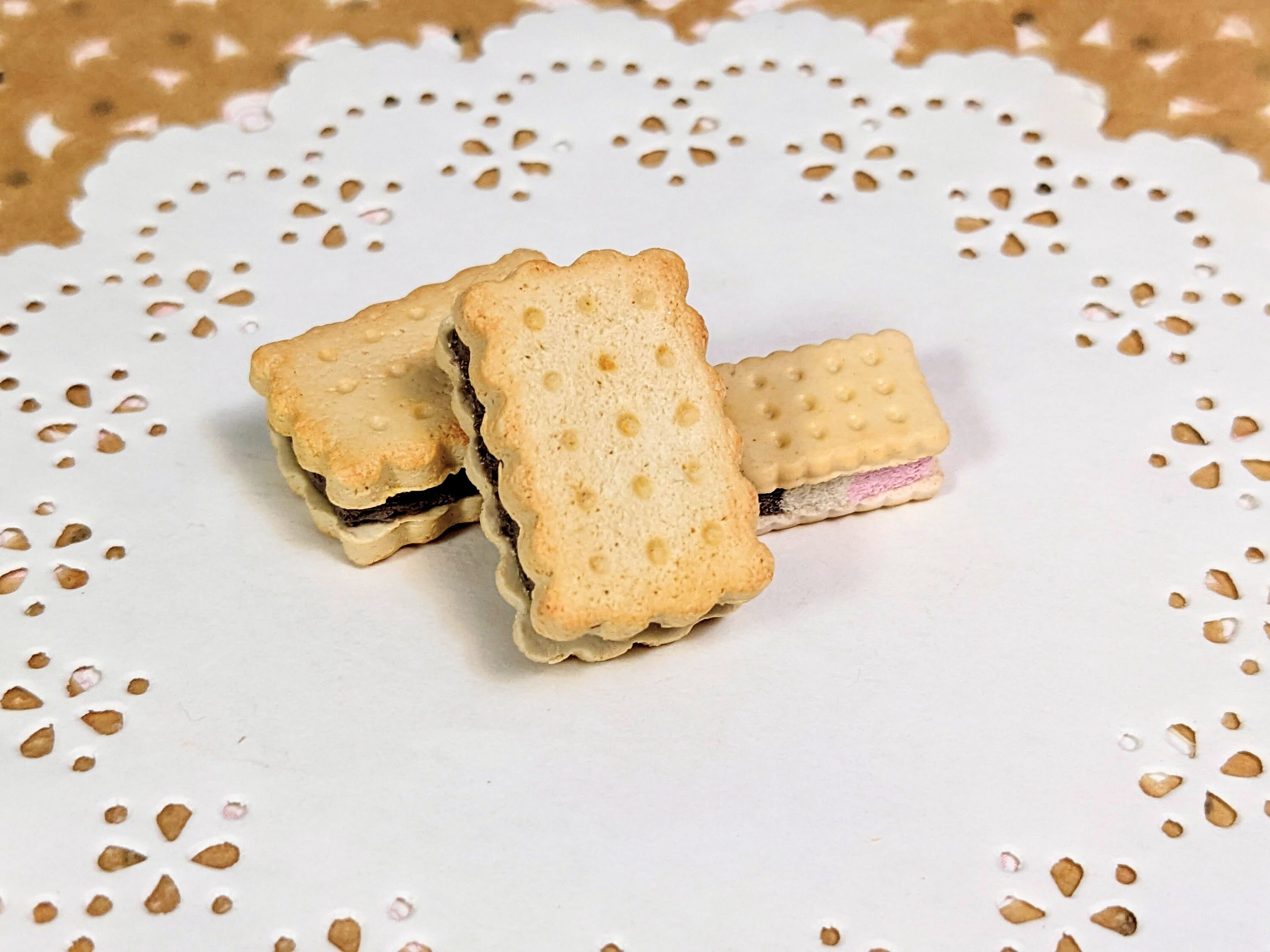 Large Ice Cream Sandwich Keychain - Etsy