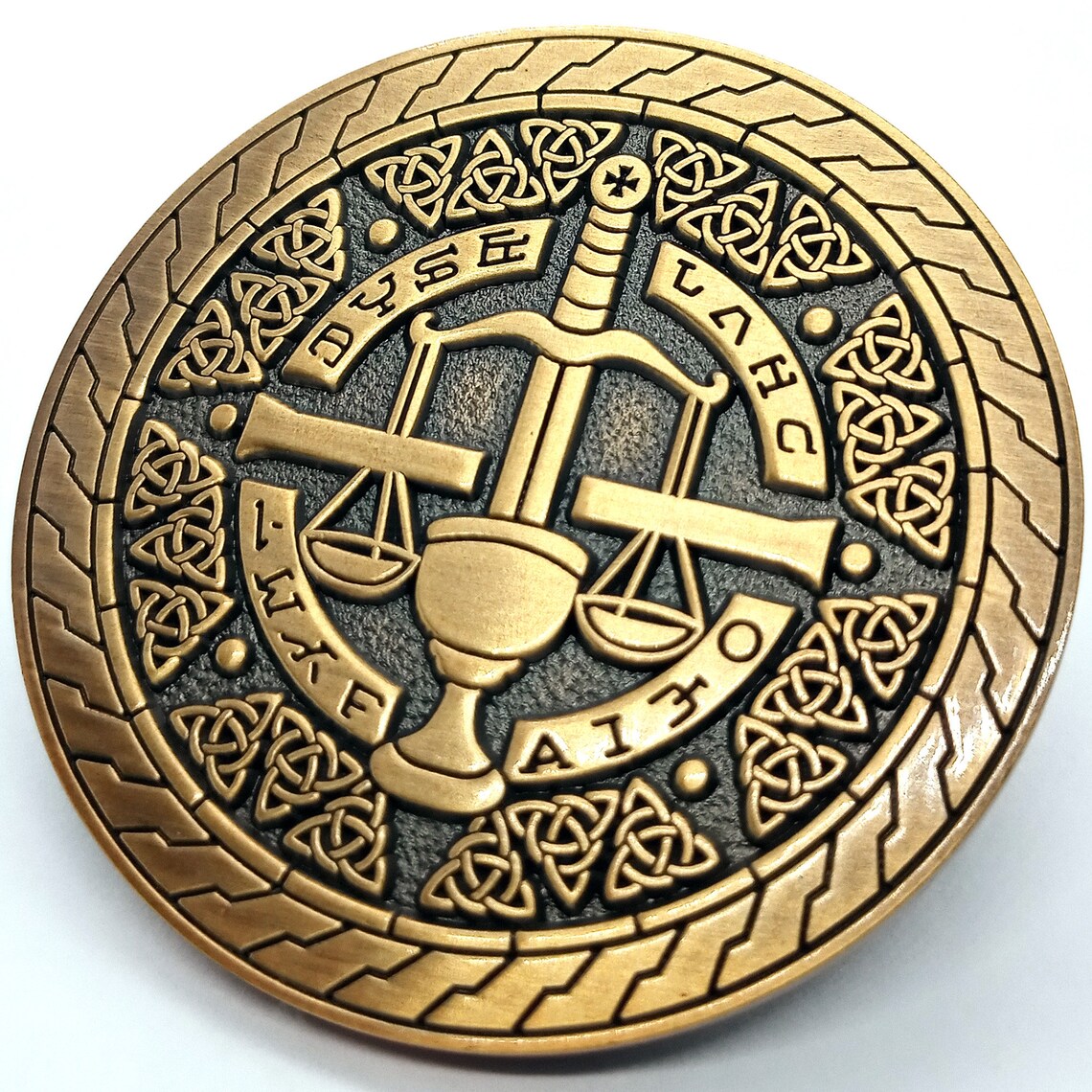 DND PALADIN COIN Large Dungeons and Dragons Charachter Coin | Etsy