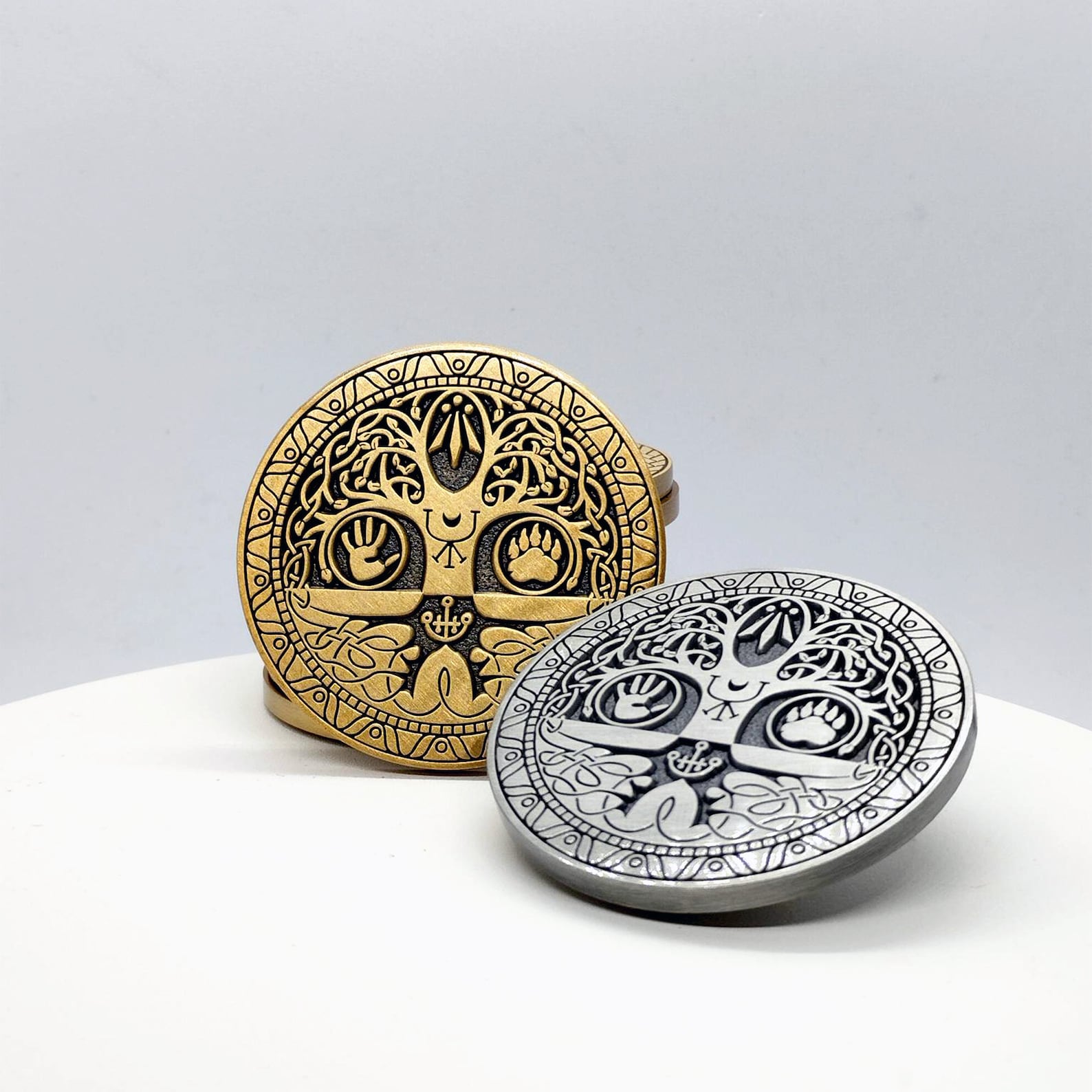 DND DRUID COIN, Large Dungeons and Dragons Charachter Coin D20 Rpg - Etsy
