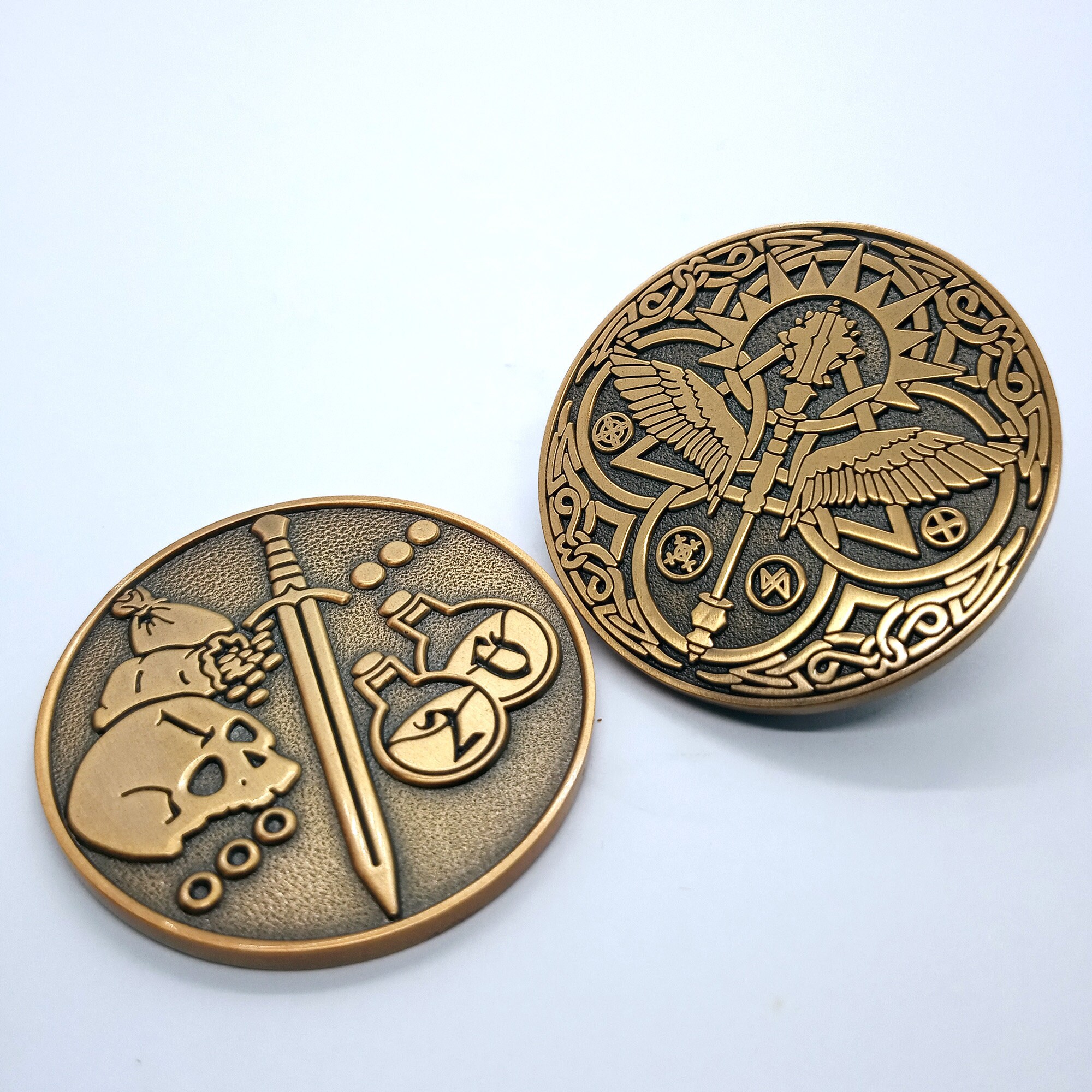DND CLERIC COIN, Large Dungeons and Dragons Charachter Coin D20 Rpg ...