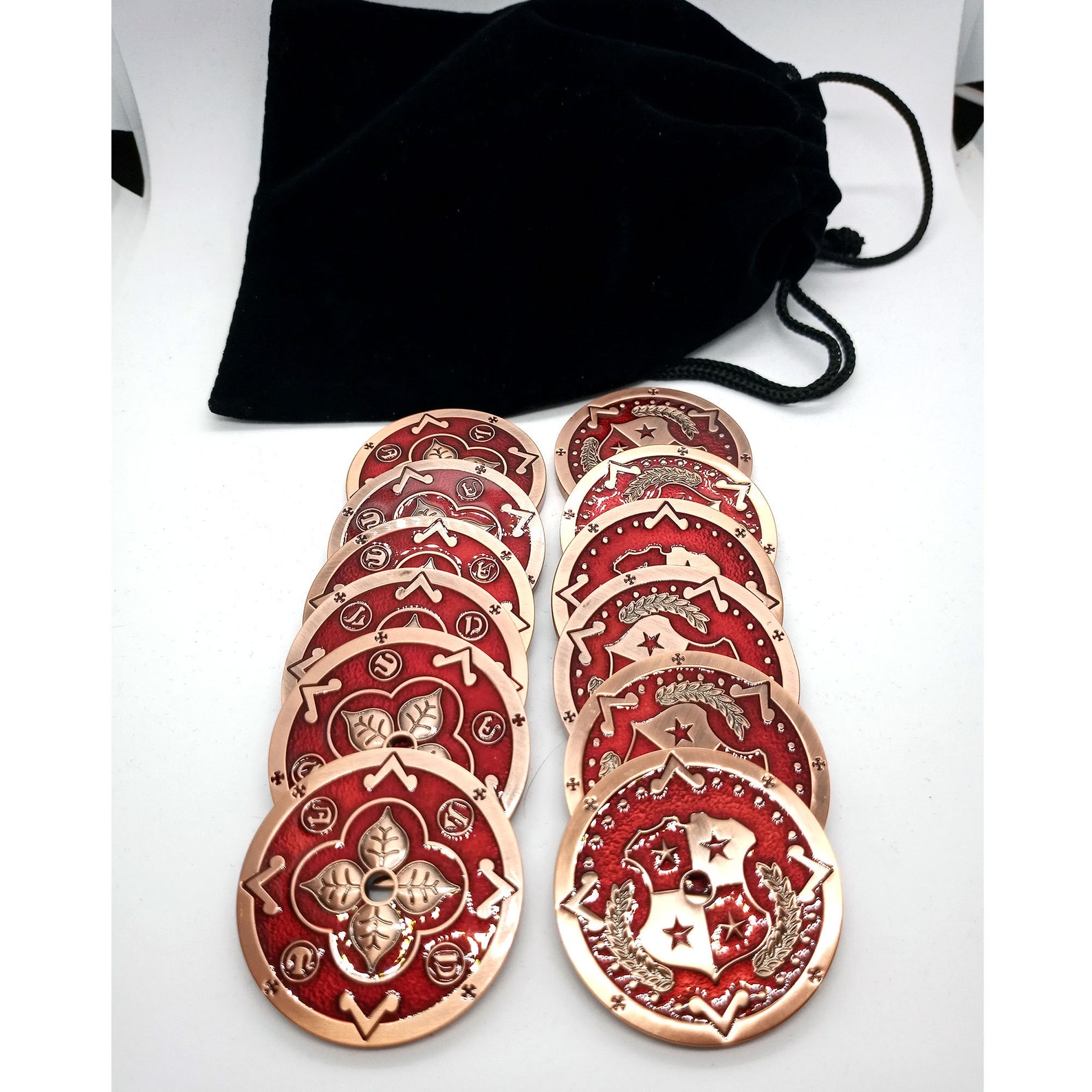 DND CURRENCY COIN 12 Pack Dungeons and Dragons Coin Tokens - Etsy