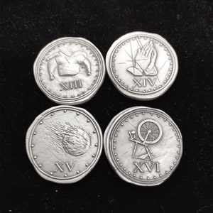 22 DND Coins of Many Things , 1 Inch Dungeons and Dragons Charachter ...