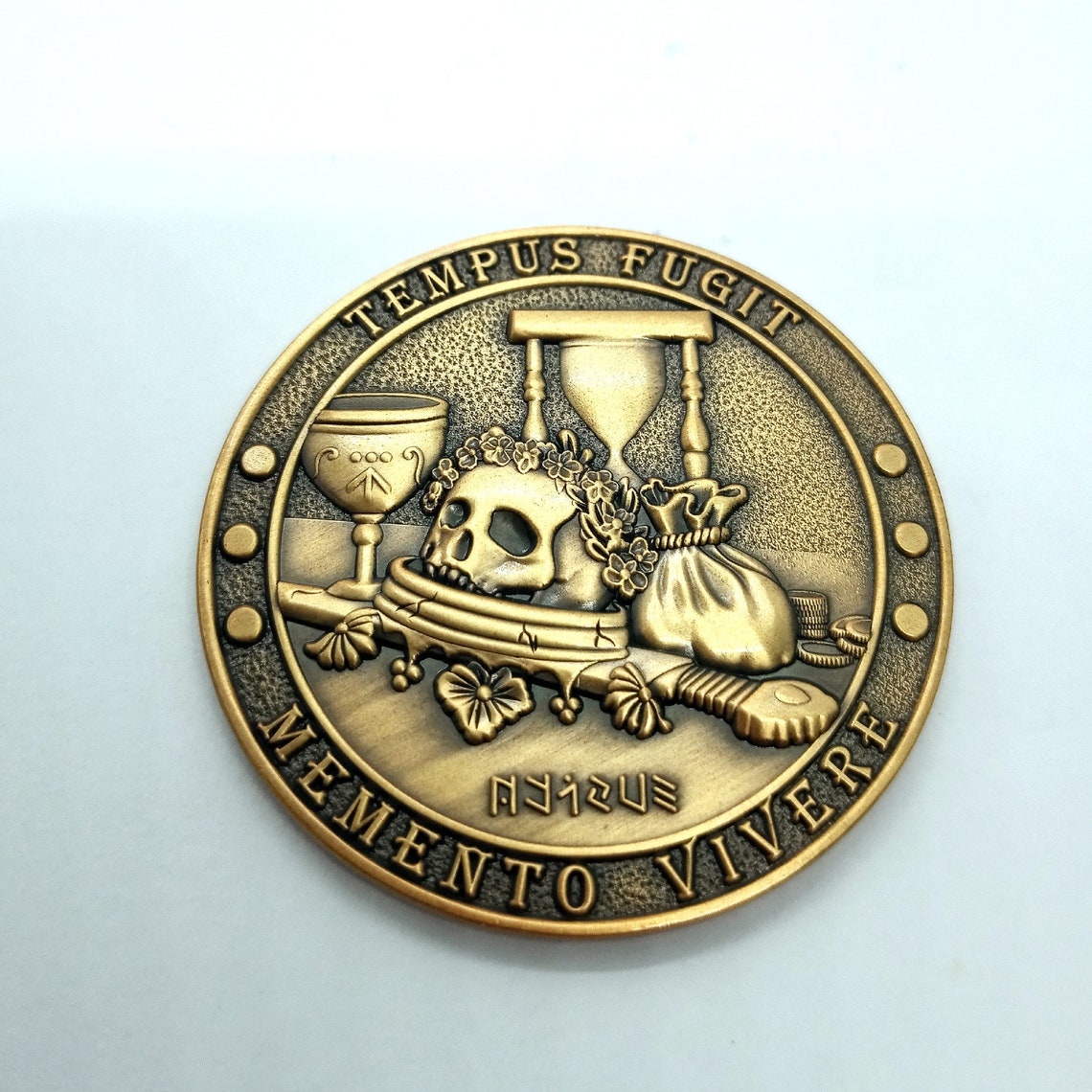 Dnd LIFE & DEATH COIN Large Dungeons and Dragons Life and - Etsy