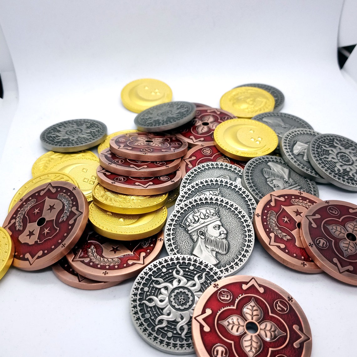 DND CURRENCY COIN 12 Pack Dungeons and Dragons Coin Tokens | Etsy