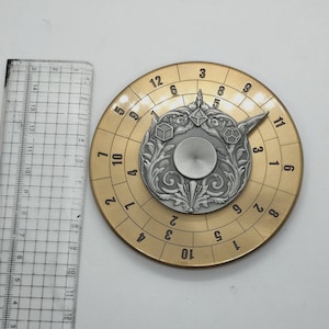 FLORAL 7 in 1 Spinning Dice Coin - Rpg Dice Spinner - Etsy