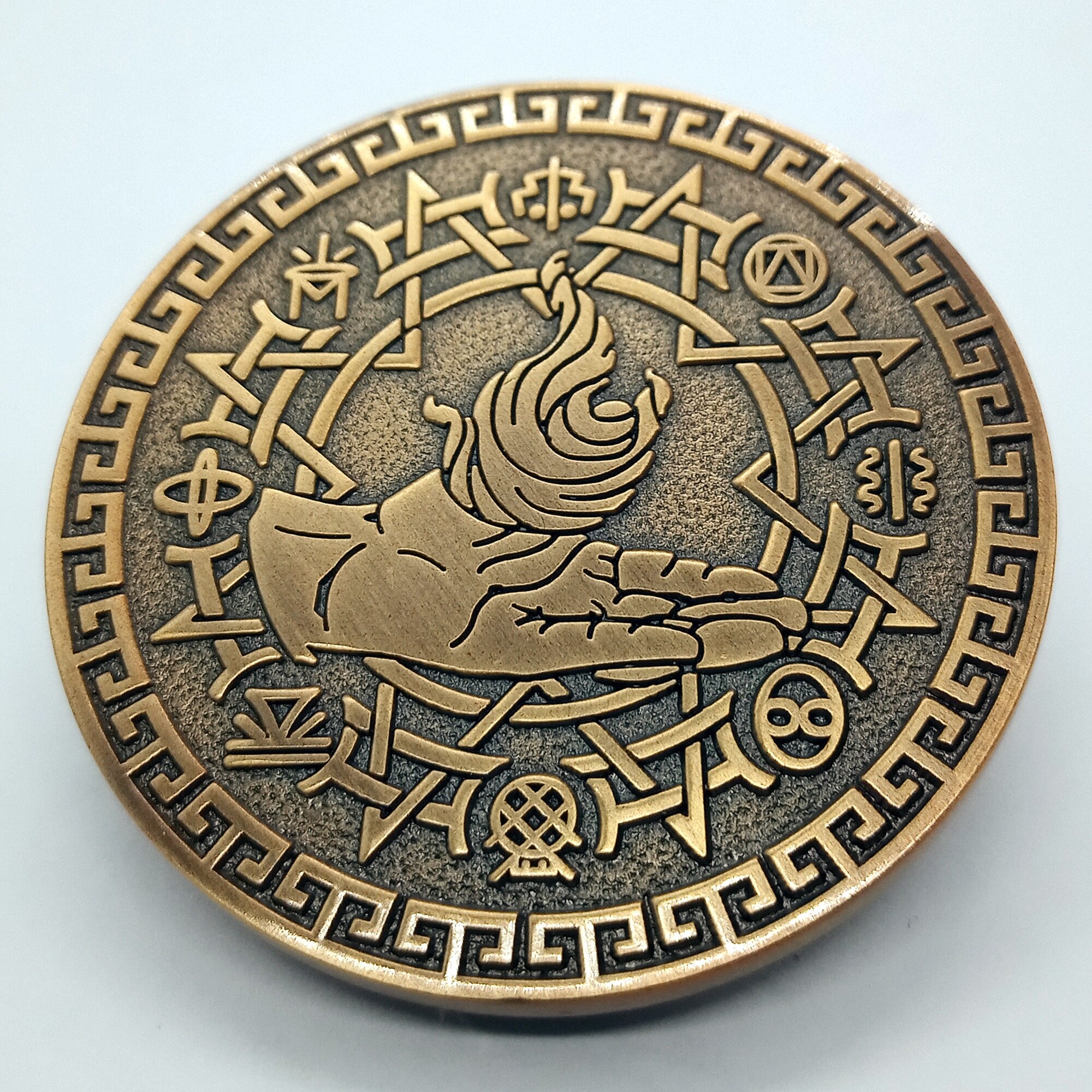 DND SORCERER COIN Large Dungeons and Dragons Charachter Coin - Etsy