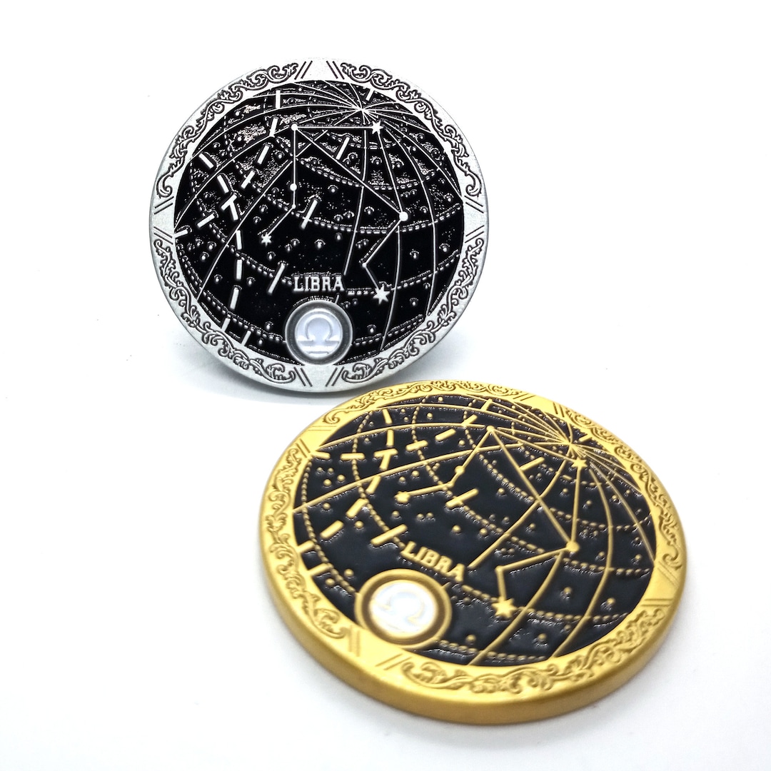 LIBRA CONSTELLATION PIN - Libra Constellation Inspired Enamel Pin. - Etsy