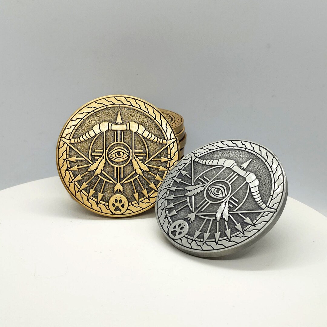 DND RANGER COIN, Large Dungeons and Dragons Charachter Coin D20 Rpg - Etsy