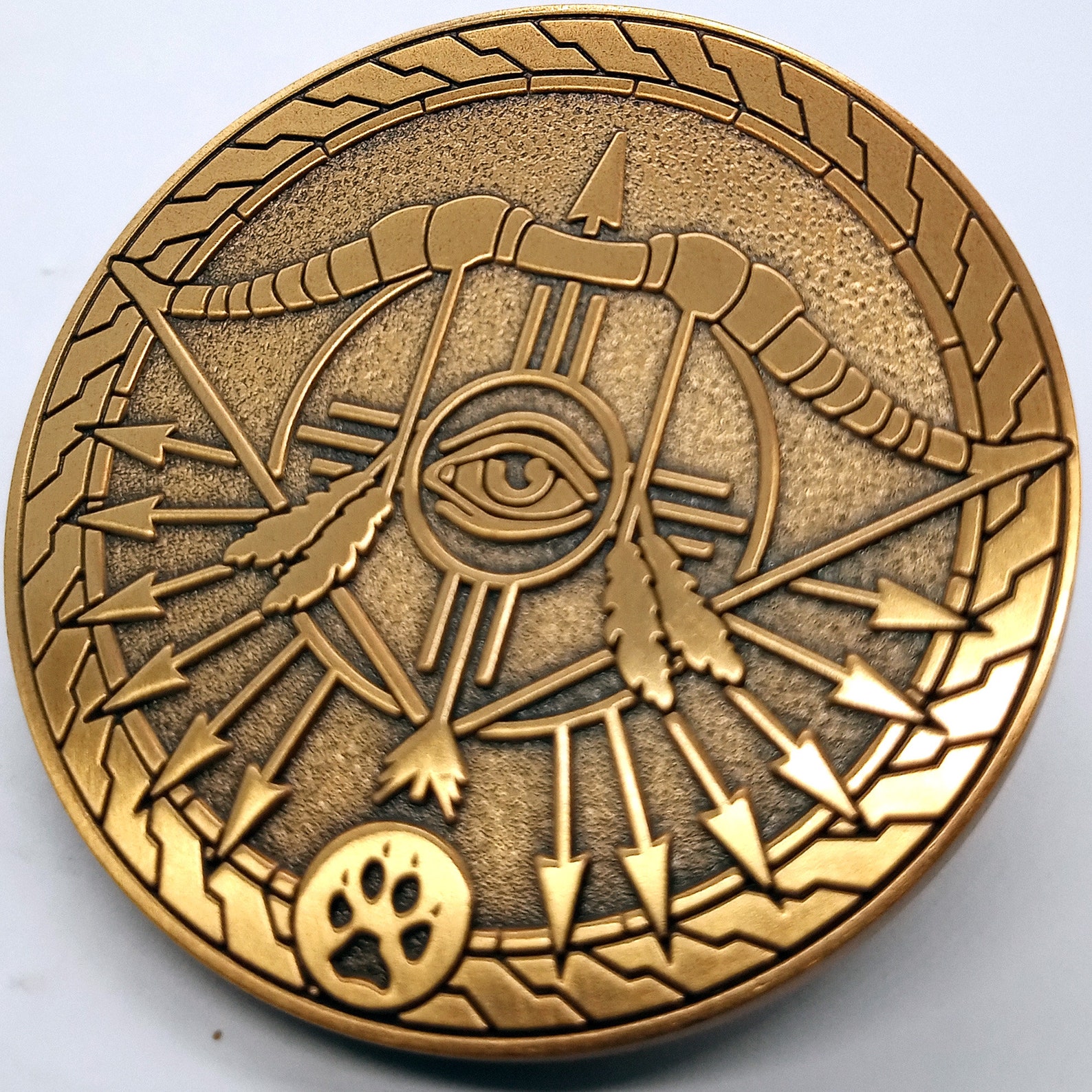 DND RANGER COIN, Large Dungeons and Dragons Charachter Coin D20 Rpg - Etsy