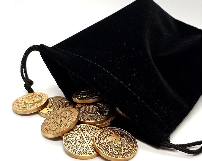 14 DND CHARACTER TOKENS, 1 Inch Dungeons and Dragons Charachter Coins ...