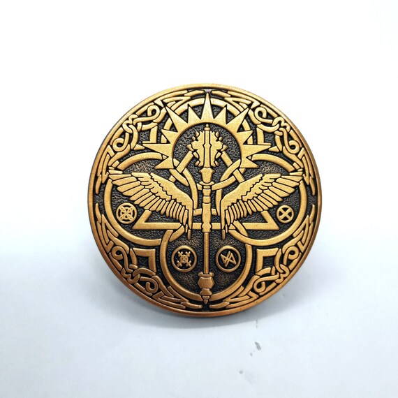 DND CLERIC PIN Dungeons and dragons charachter enamel pin D20 | Etsy