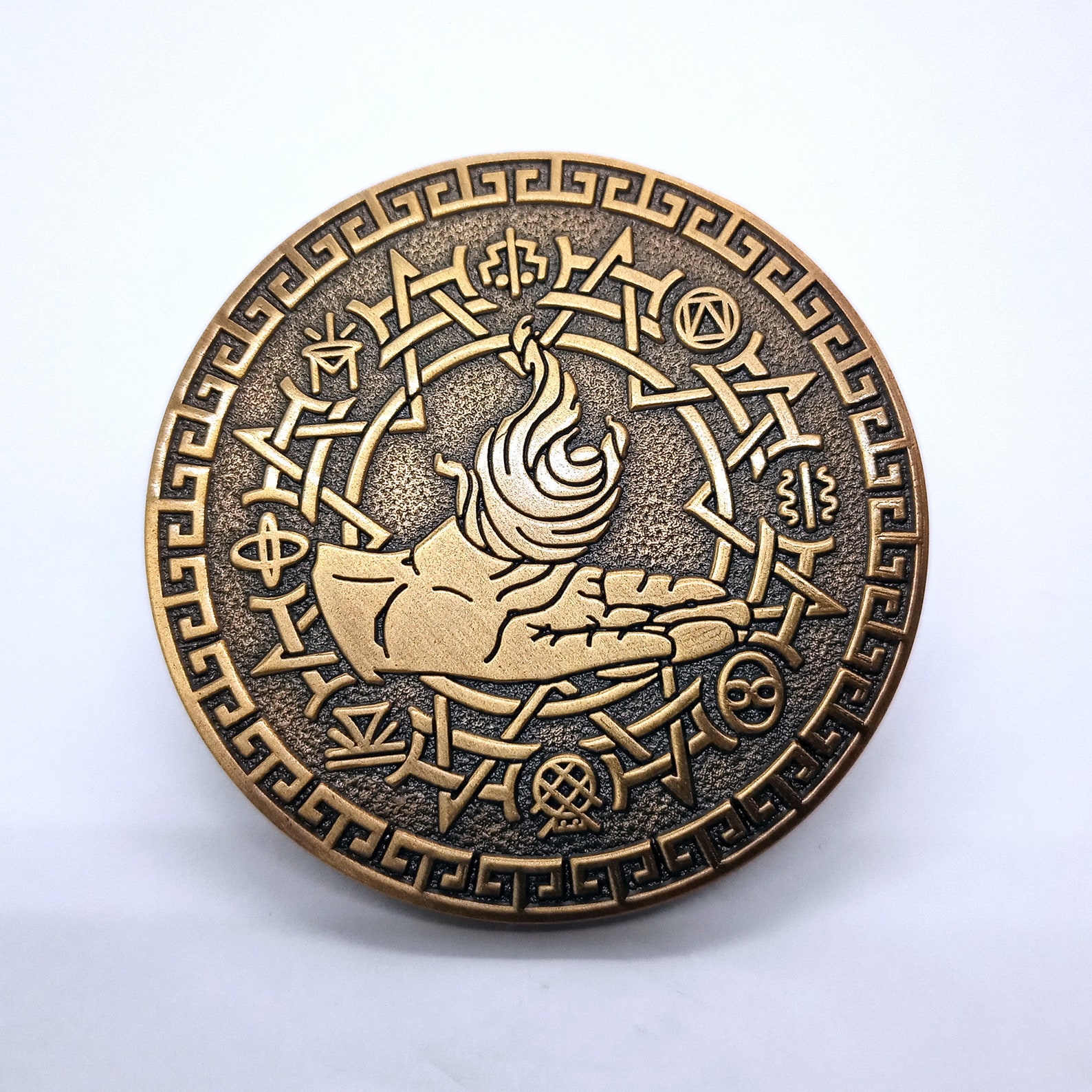 DND SORCERER COIN Large Dungeons and Dragons Charachter Coin - Etsy