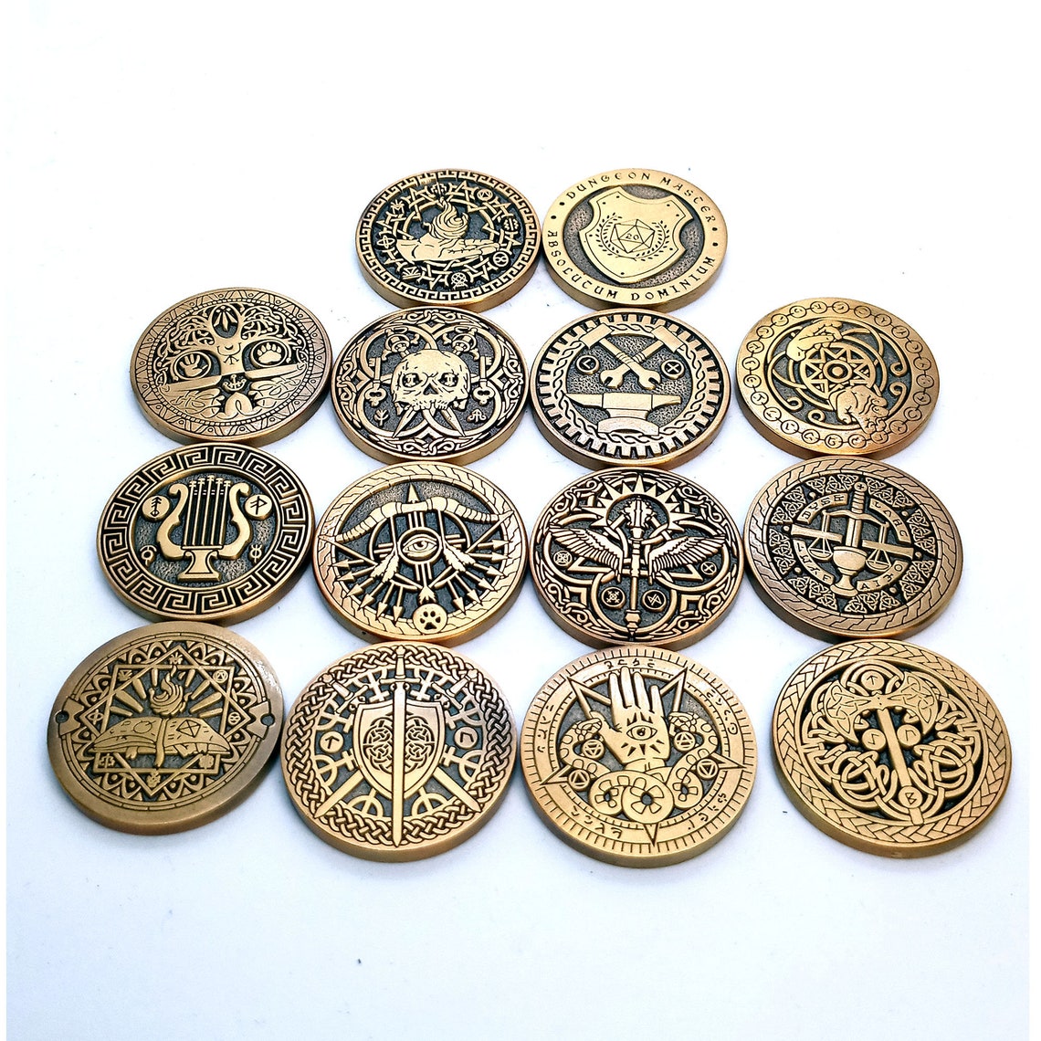 14 DND CHARACTER TOKENS 1 Inch Dungeons and Dragons - Etsy