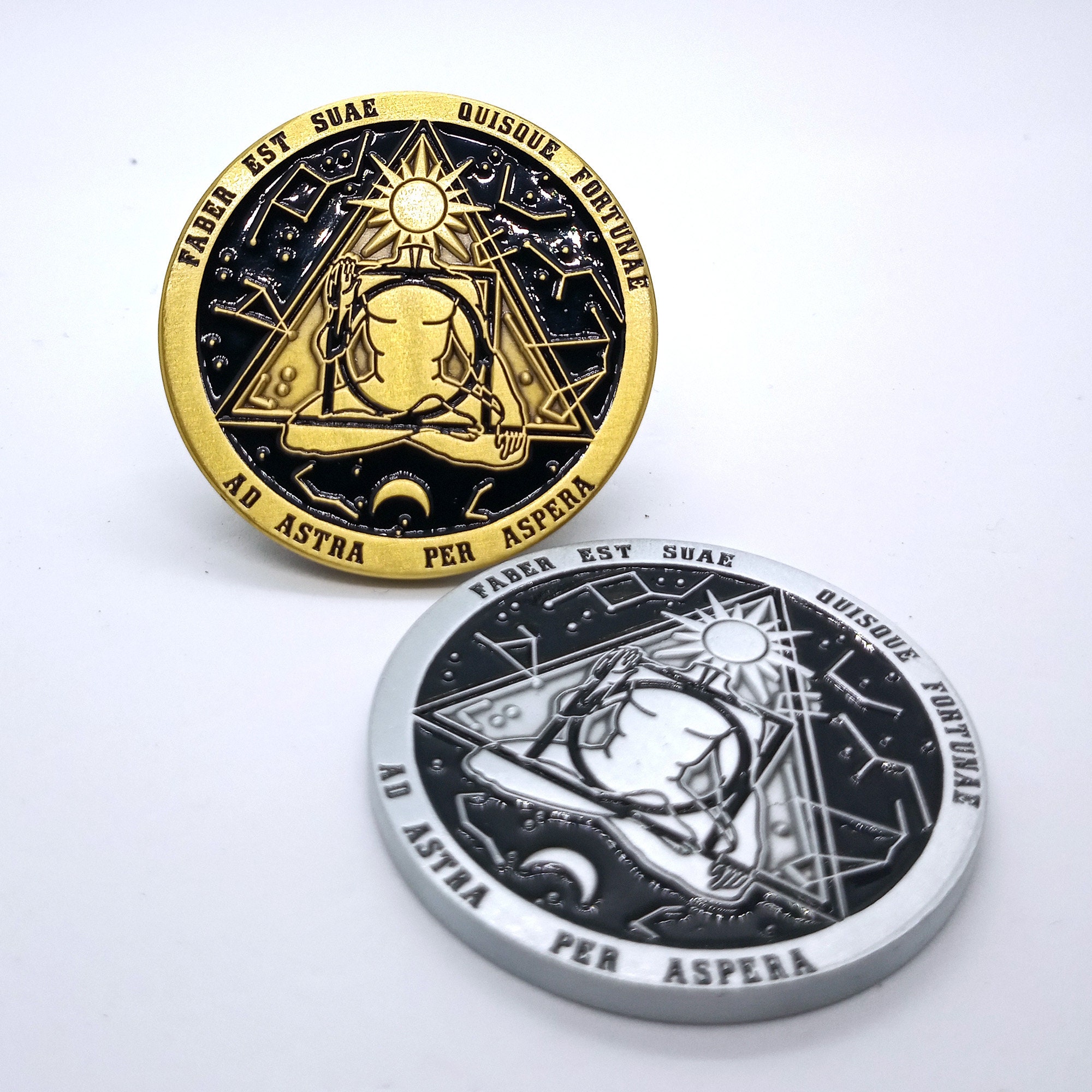 SPIRITUAL FATE PIN Spiritual Fate Zodiac Inspired Enamel | Etsy