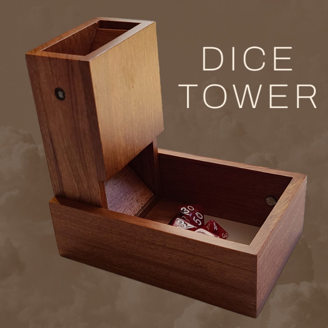 RPG Dice Tower Customizable / Laser Engraved for D&D and Other Role ...