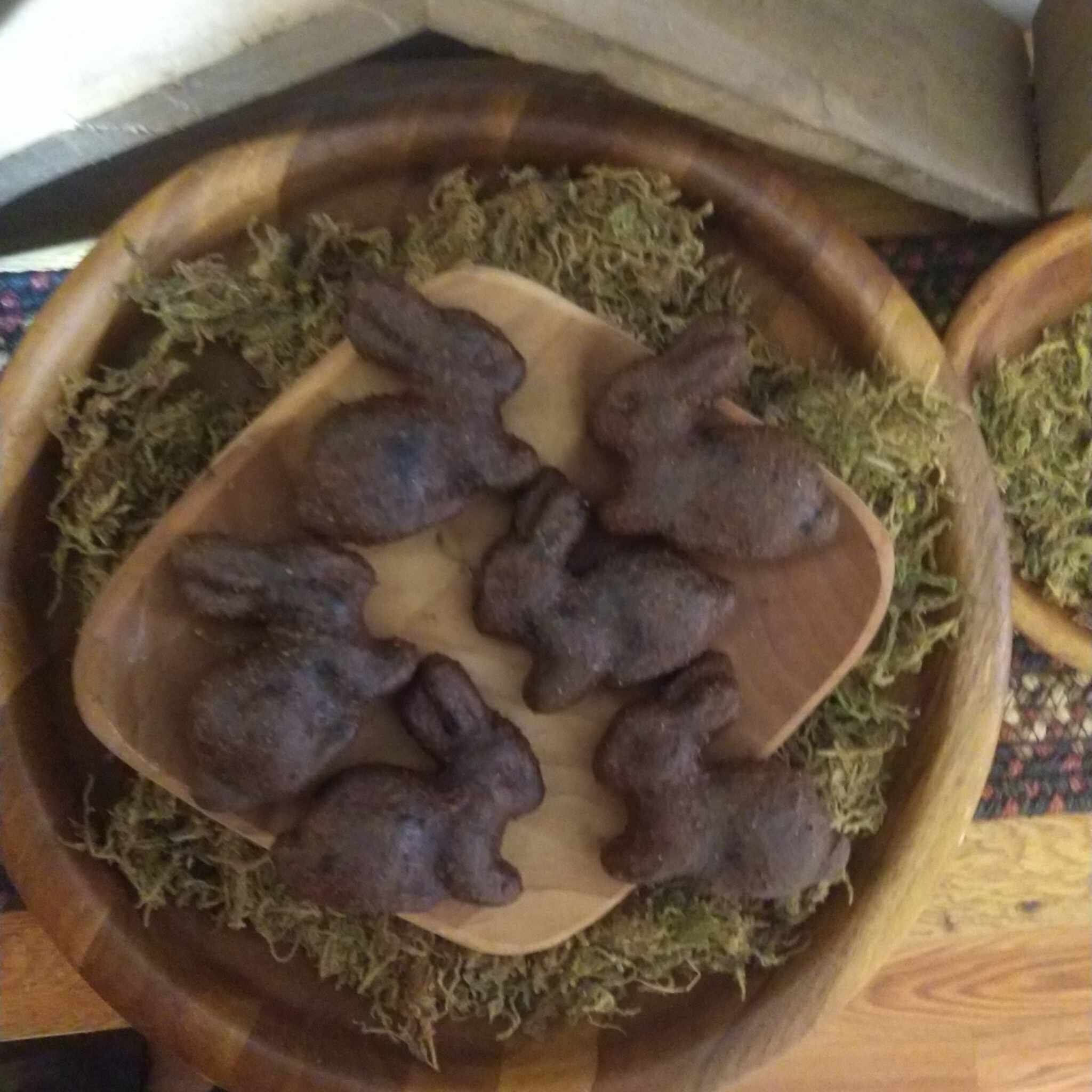 SIX Primitive Grungy Grubby Mini Bunny Rabbit Bowl Filler Shelf Fillers ...