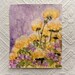 Acrylic Floral Painting Yellow Flowers Art on Paper Original - Etsy