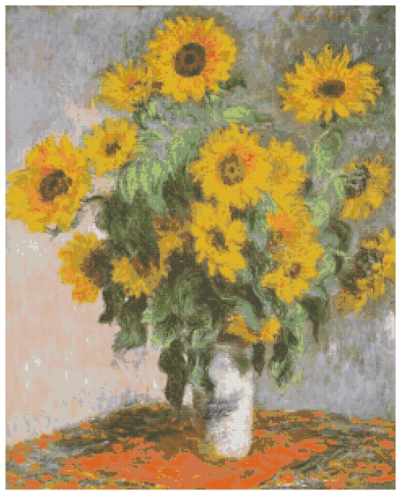 Monet, Claude - Sunflowers - Etsy