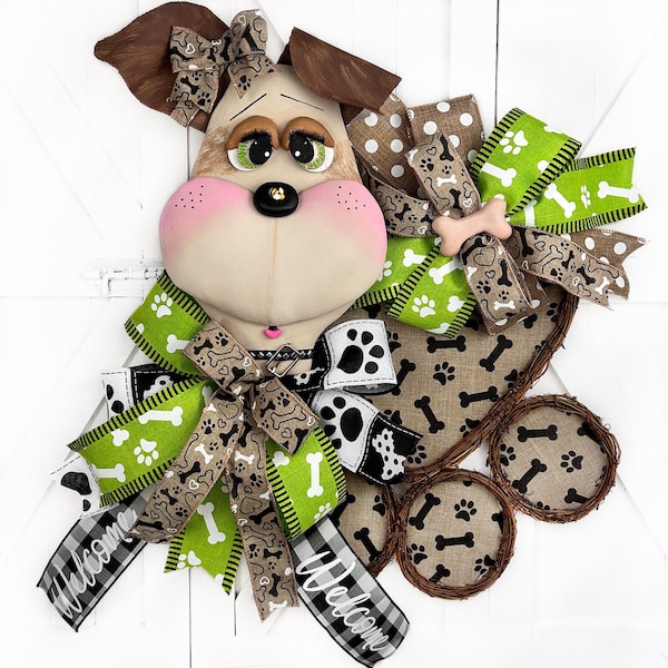 Dog Paw Wreath - Etsy