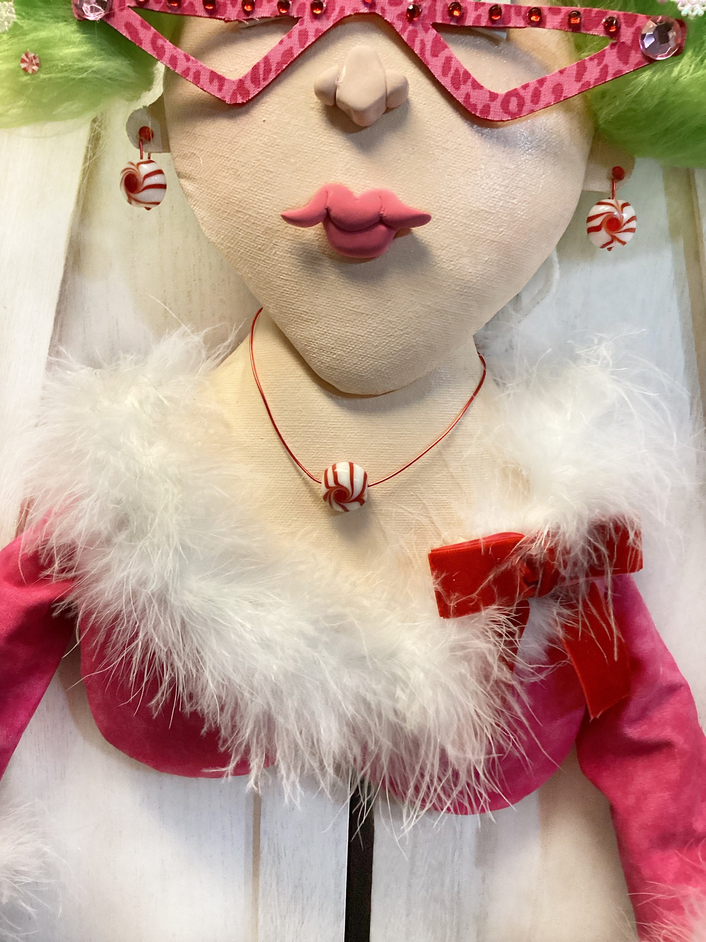 Mrs. Kringle Wreath Attachment Wall or Door Christmas - Etsy