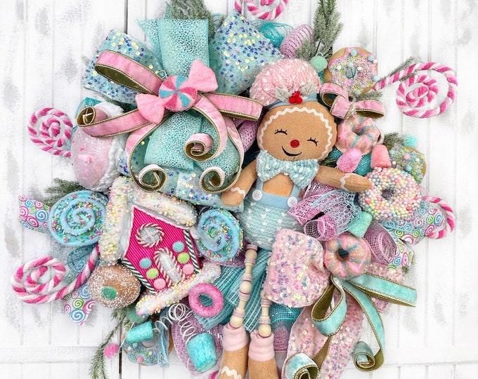 Candy Land Express Wreath - Etsy