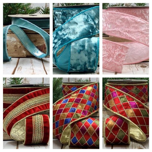 Blue Velvet Ribbon - Etsy