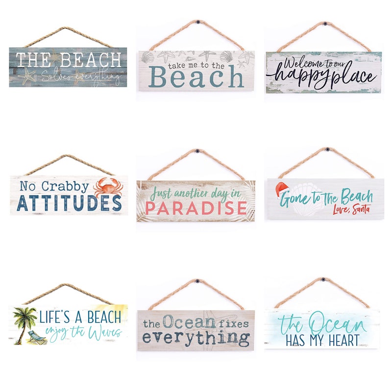 Beach Wall Signs - Etsy