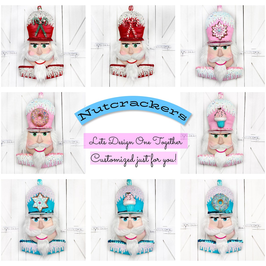 Handmade Nutcracker Wreath Attachment, Christmas Door Decor - Etsy