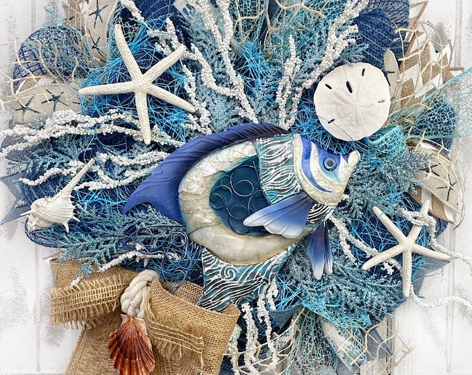 Angelfish Wreath - Etsy