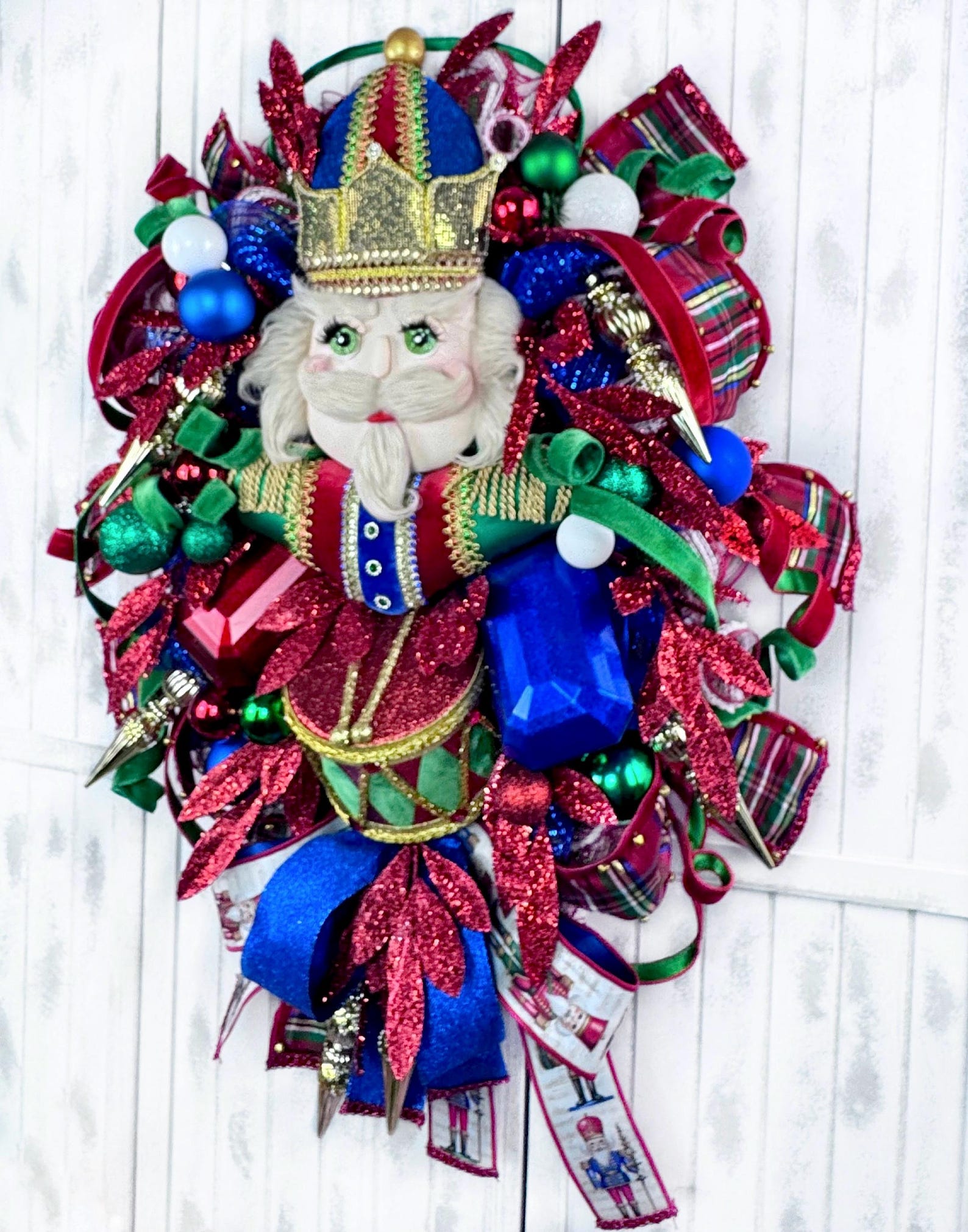 2 Options: Regal Nutcracker Attachment or Deluxe Jeweled Nutcracker ...