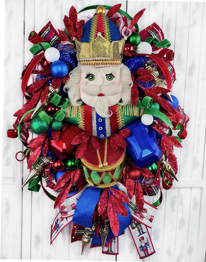 2 Options: Regal Nutcracker Attachment or Deluxe Jeweled Nutcracker ...
