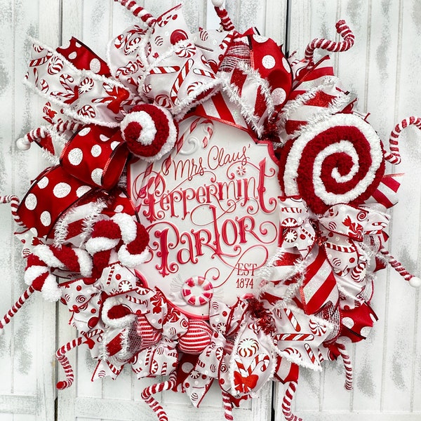 Peppermint Parlor Sign - Etsy