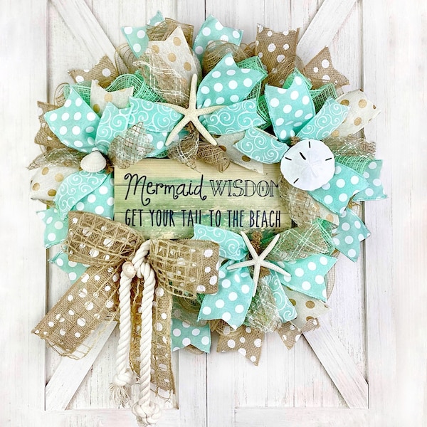 Mermaid Wreath - Etsy