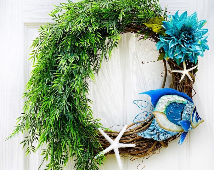 Angelfish Wreath - Etsy