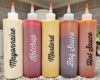 Condiment Bottle - Etsy