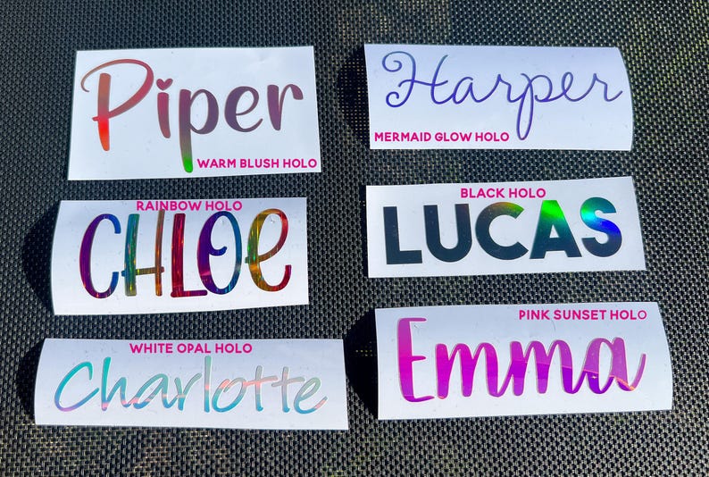 Laptop Name Decal, Name Stickers for Laptop, Laptop Decal, Custom ...