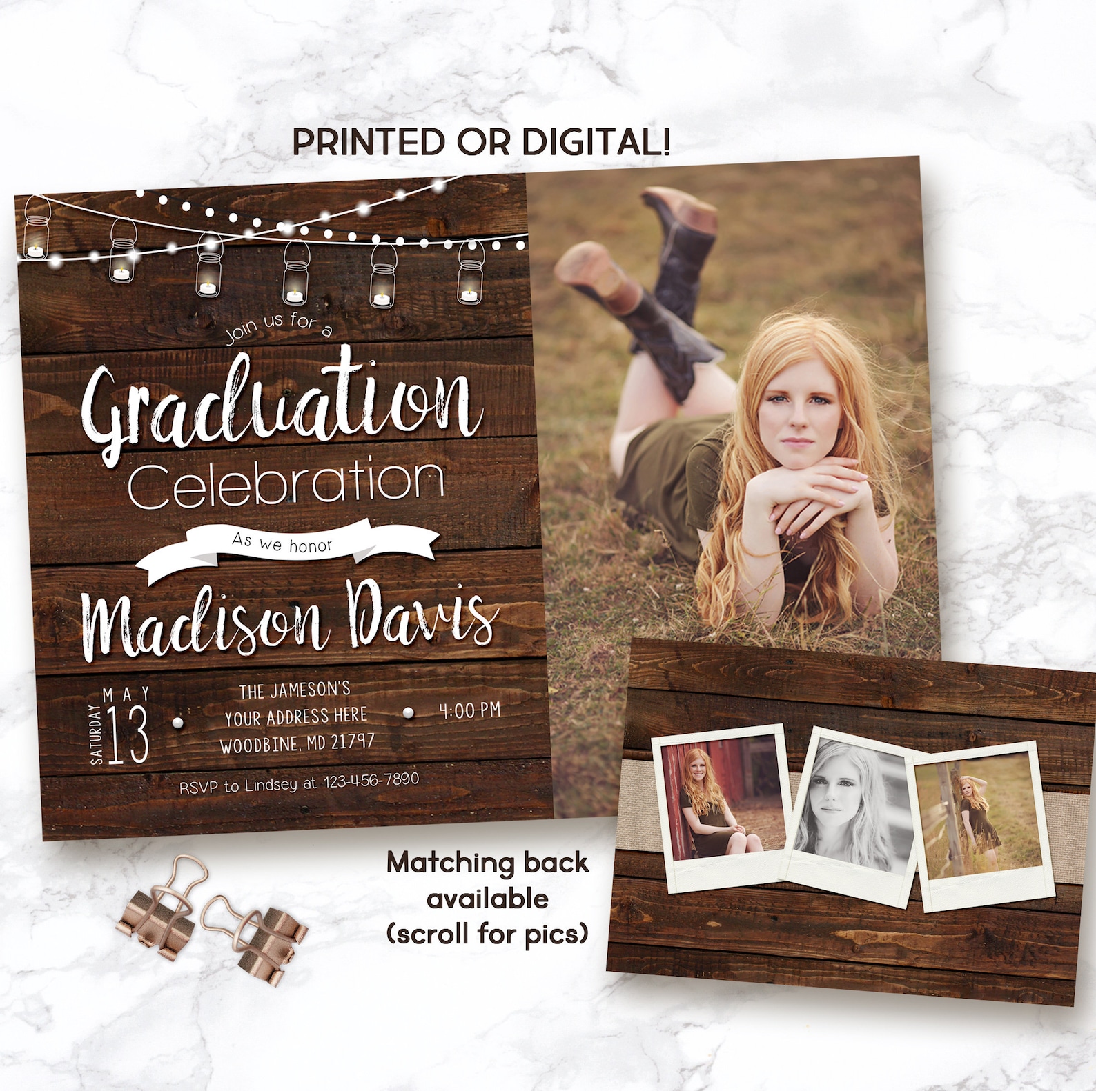 Graduation Party Invitation Graduation Party Invitation With - Etsy