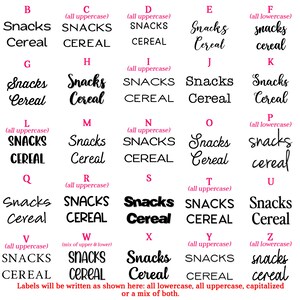 Condiment Labels Kitchen Labels Squeeze Bottle Labels - Etsy