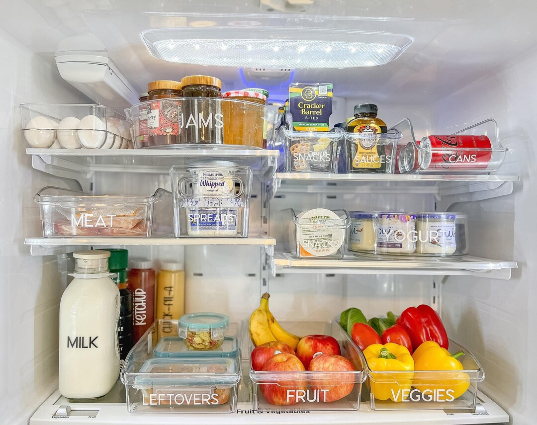 Fridge Labels, Refrigerator Labels, Labels for Fridge, Fridge ...