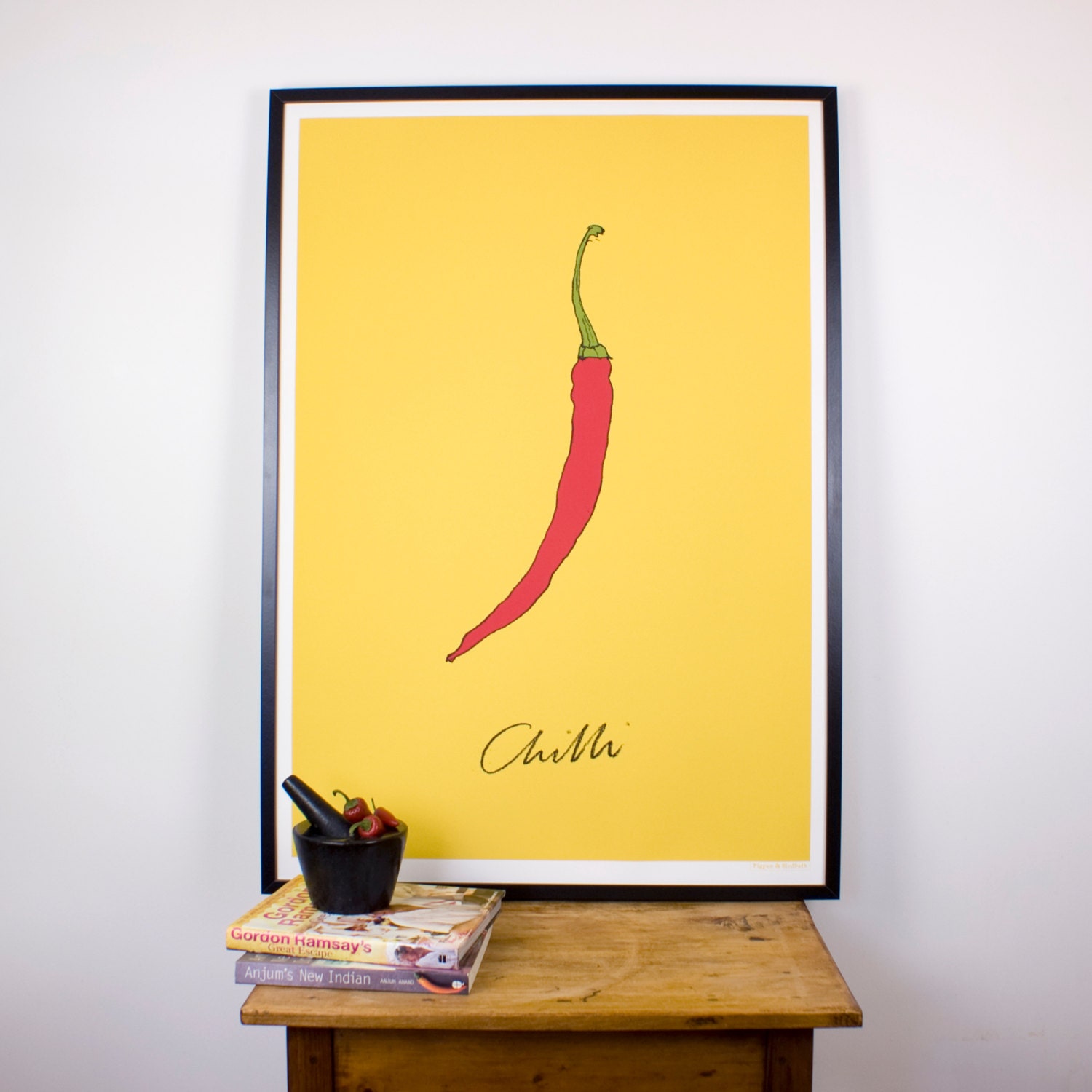 High Quality Chilli Kitchen Wall Print - Giclee Print - Etsy Canada