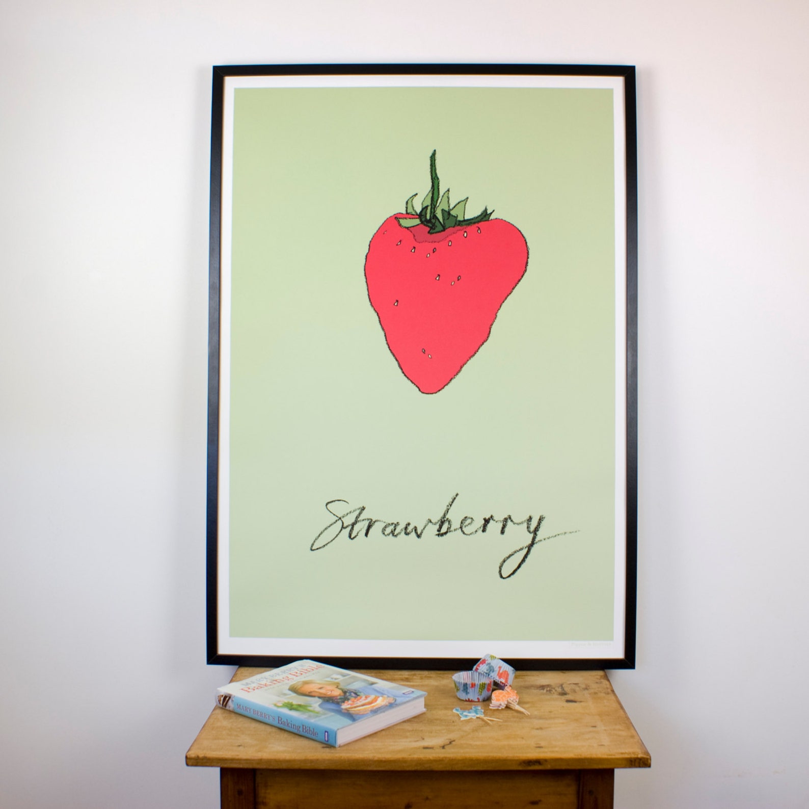 High Quality Strawberry Kitchen Wall Print Giclee Print - Etsy