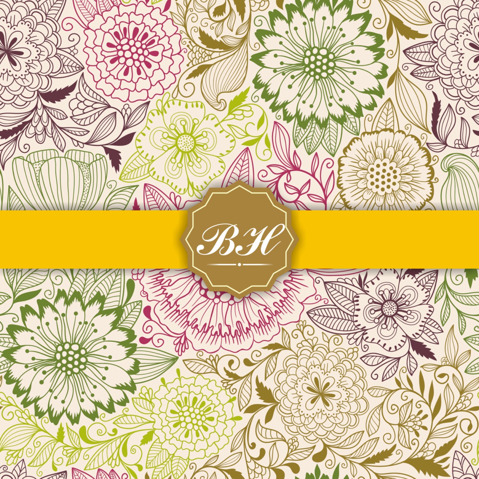 Flower Digital Paper Floral Paper Backgrounds Flower Floral - Etsy