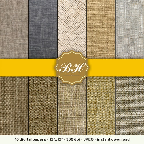 Beach Digital Paper: coastal Textures Burlap - Etsy
