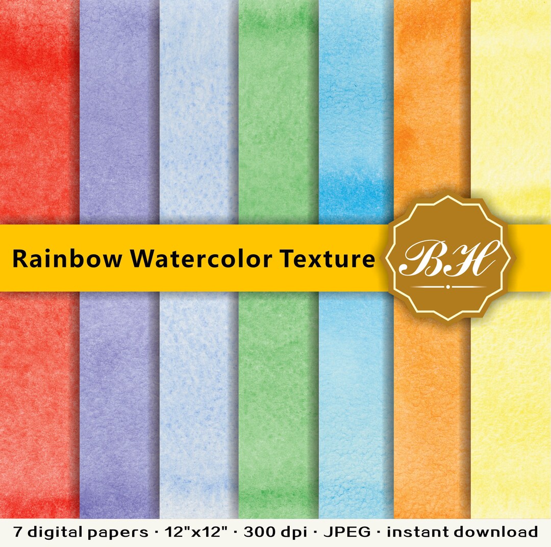 Watercolor Scrapbook Paper, Watercolor Digital Paper, Watercolor ...