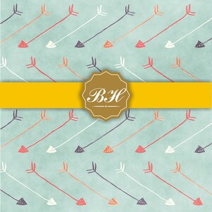 Arrow Watercolor Digital Paper Tribe Paper Triangle Arrow - Etsy