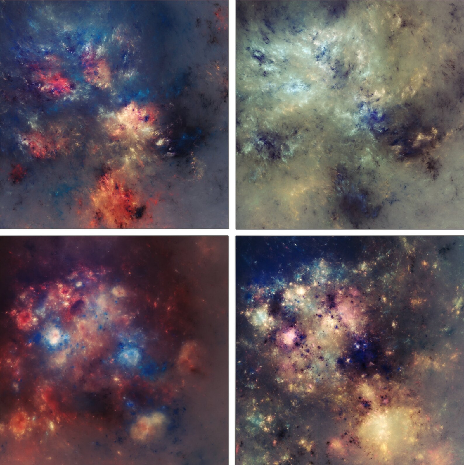 Nebula Galaxy Digital Paper Space Digital Paper Universe - Etsy