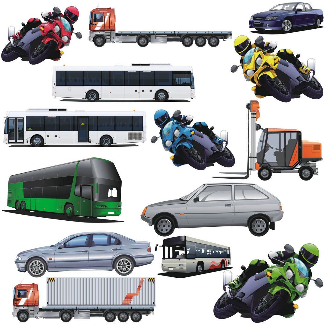 Car Clipart Clipart Cars Vehicle Clipart Transport Clipart - Etsy Canada